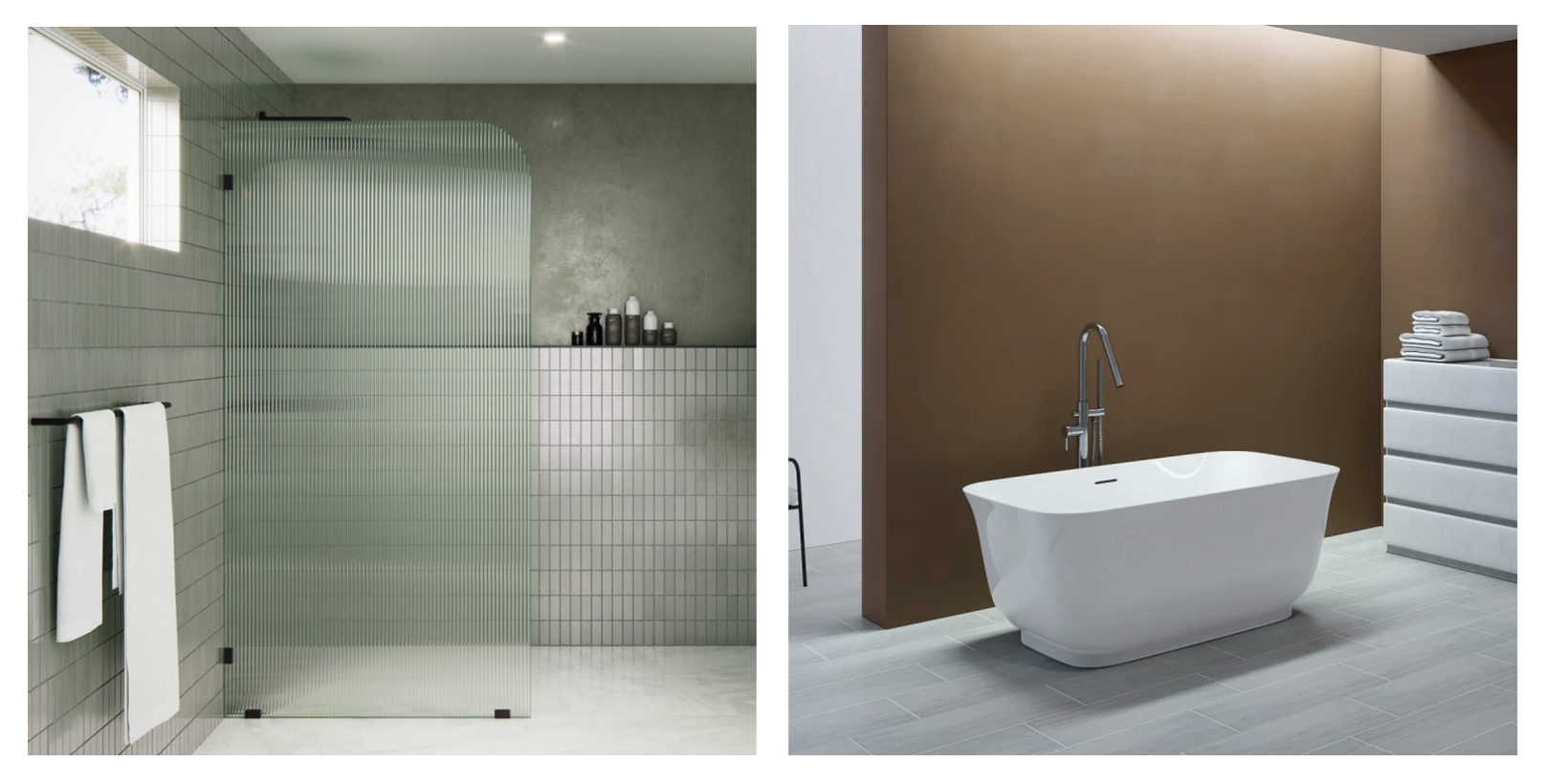Blog - Comparison: Italian-Style Shower vs. Freestanding Bathtub ...