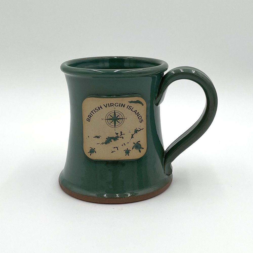 Stoneware Mug - BVI - Jade - Nutmeg and Co.