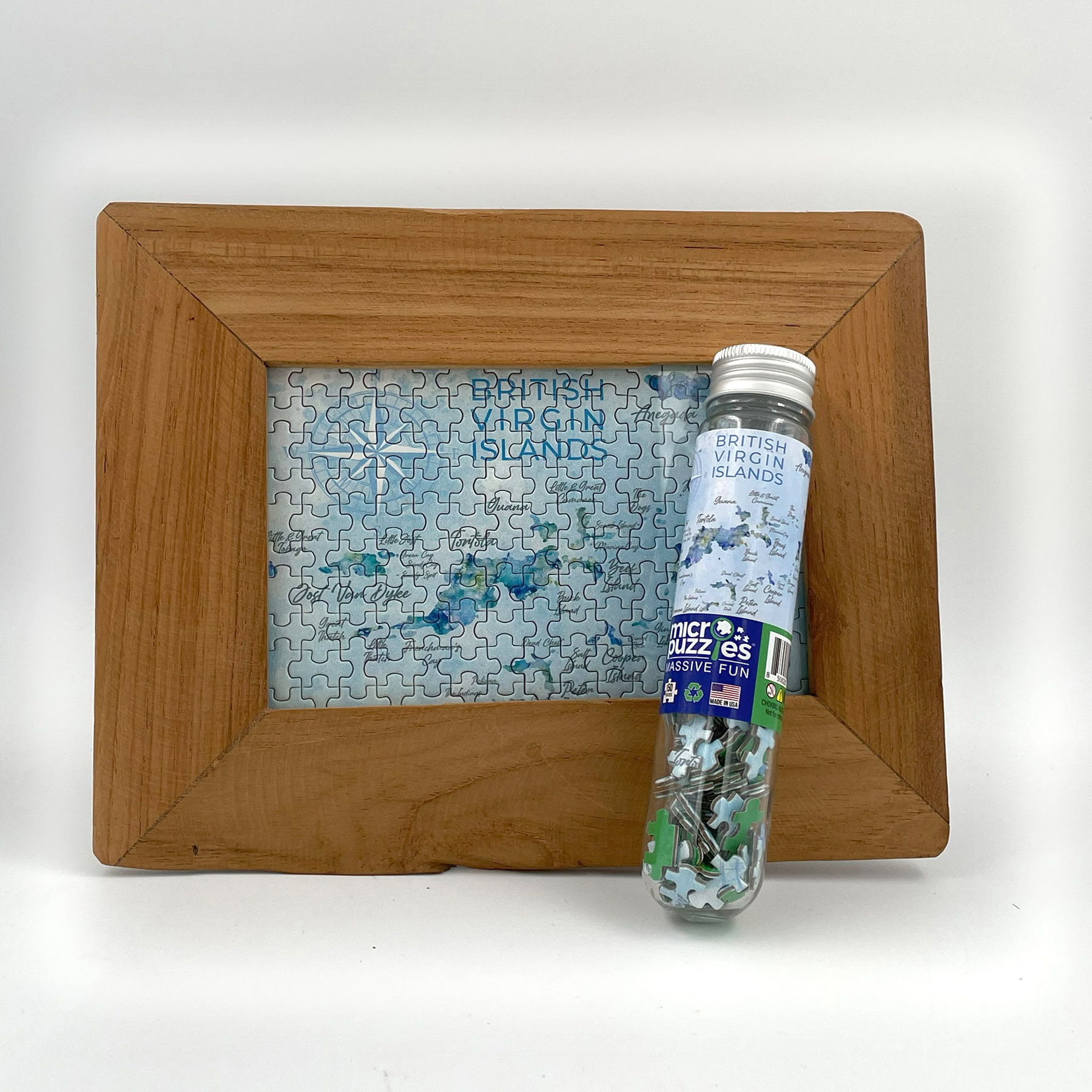 Micro Jigsaw Puzzle - BVI Map - Nutmeg and Co.