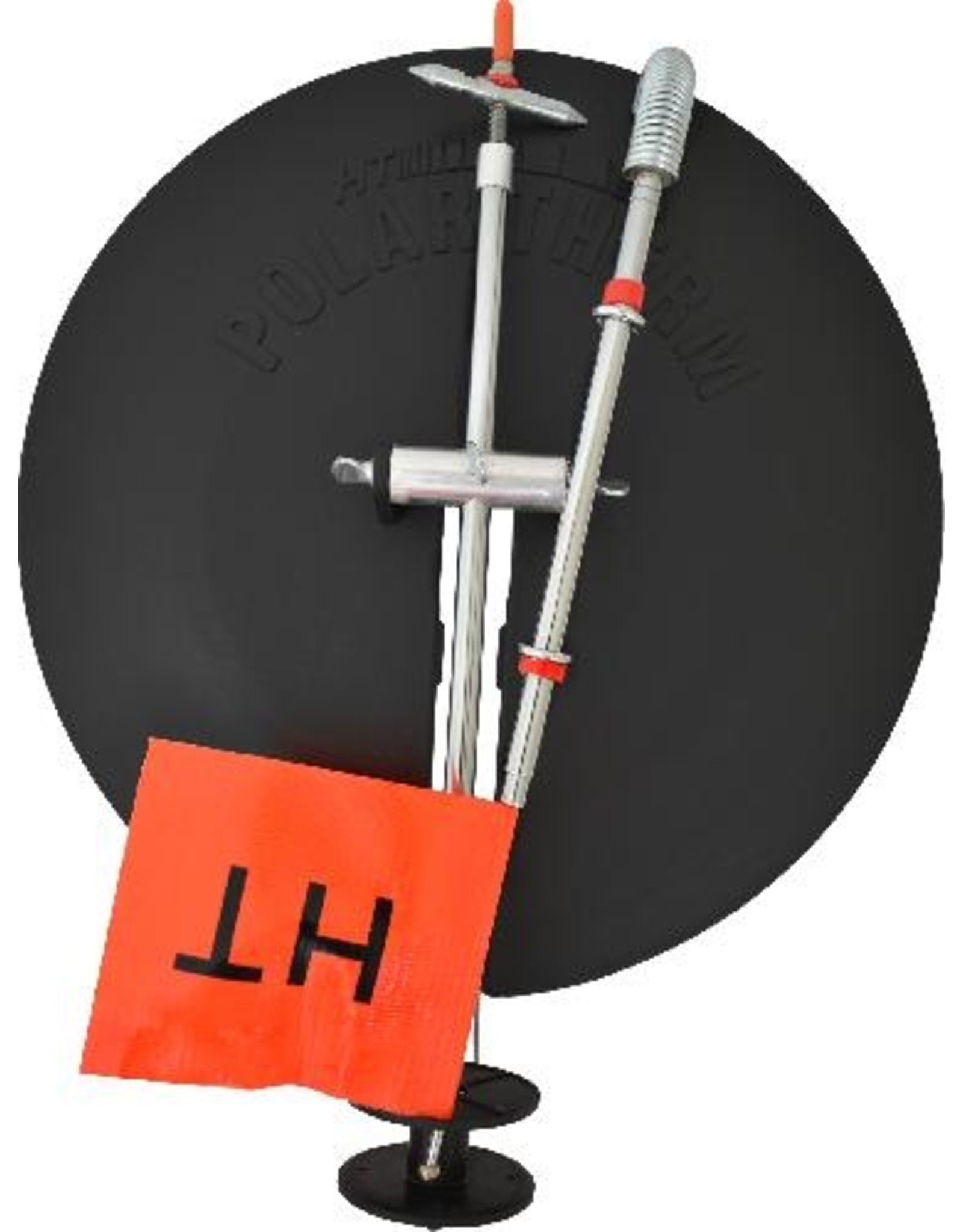 HT Polar Therm Tip-Up Black Hole Cover - 200' Spool Capacity - Tackle Shack