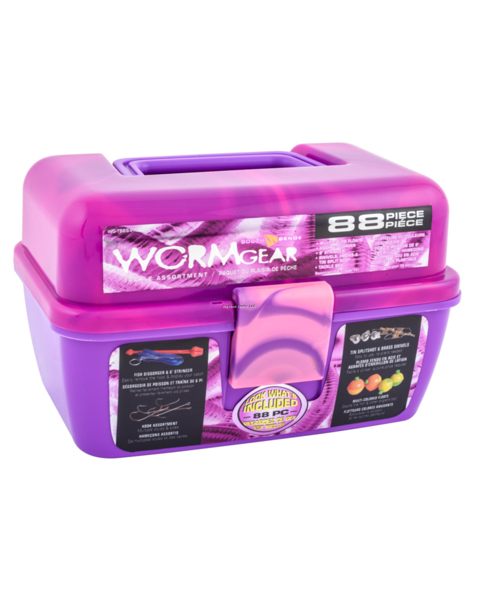 Worm Gear 88 Piece Loaded Tackle Box - Tackle Shack Worm Gear 88 Piece Loaded Tackle Box - Tackle Shack