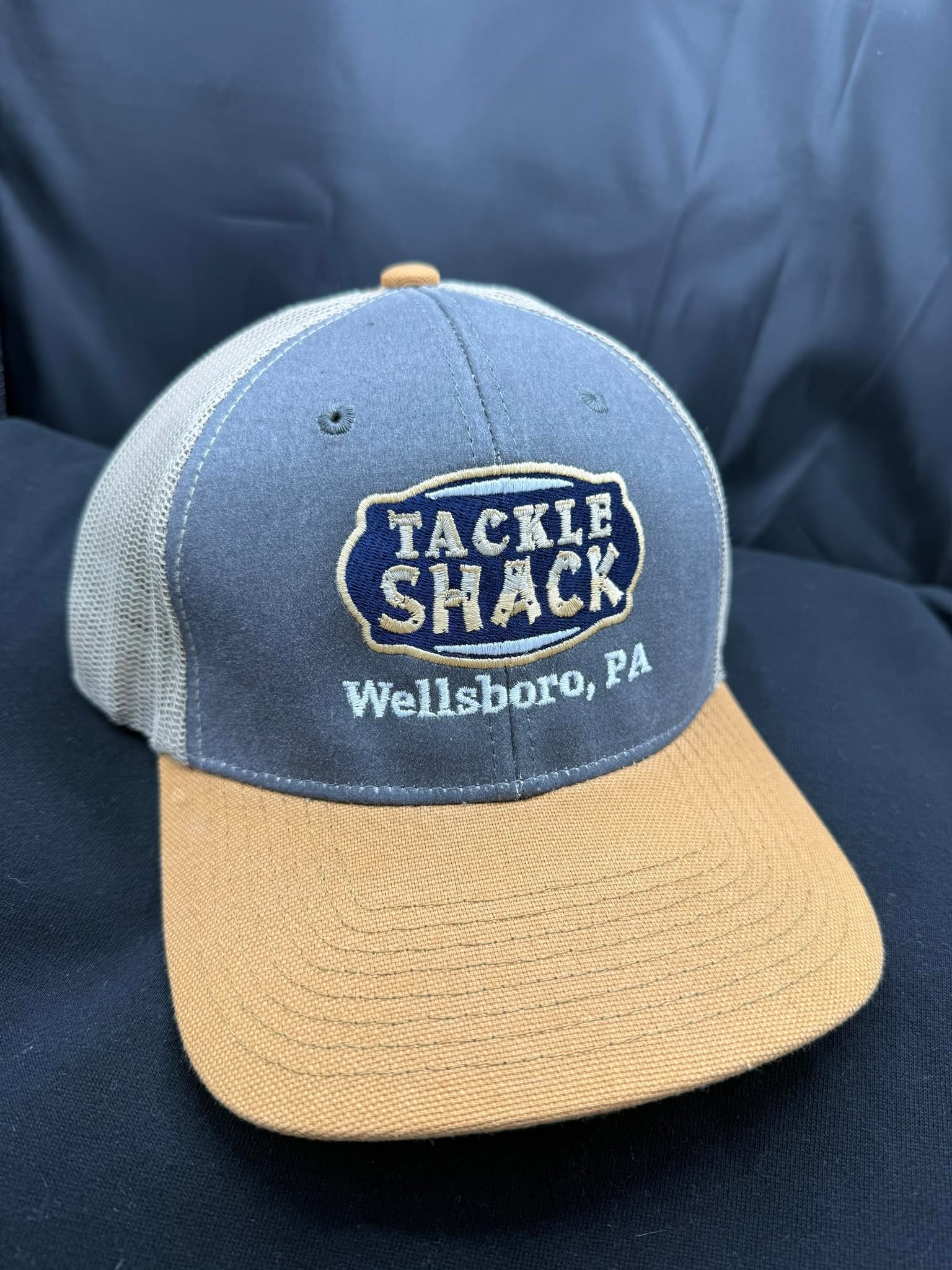Tackle Shack Hat - Charcoal /Khaki - Tackle Shack