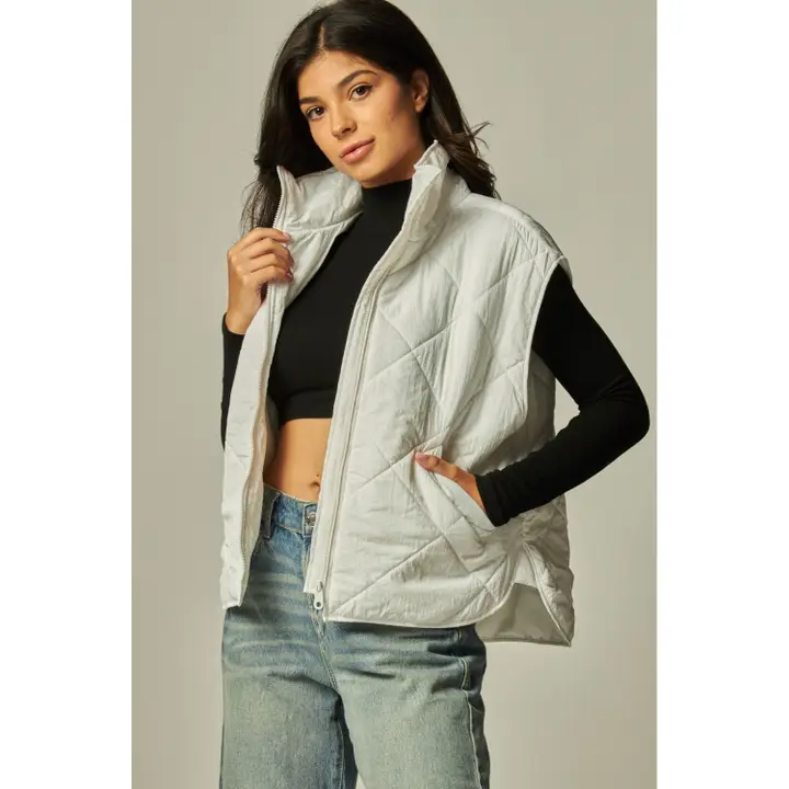 Oversized Puffer Vest - Lili Lu