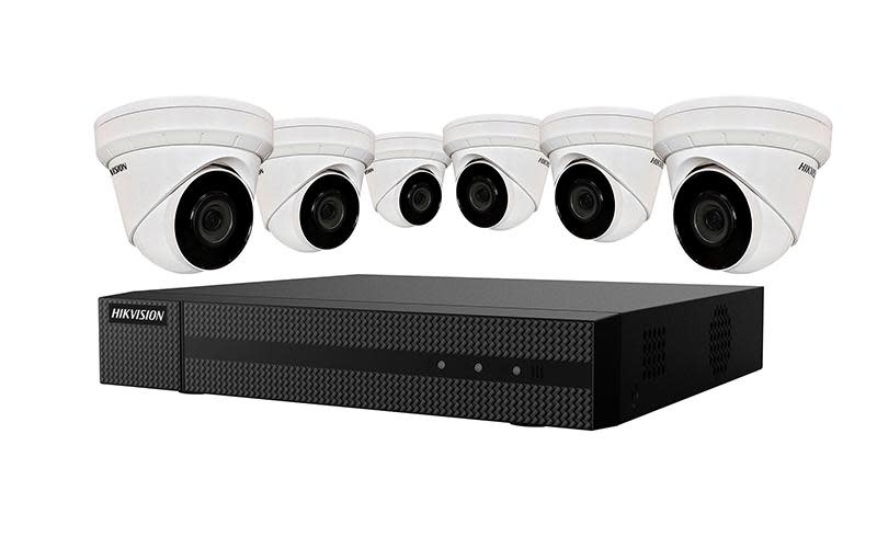 Hikvision 4K Value Express Kit with 8-Channel NVR and 6 x 4MP Outdoor ...