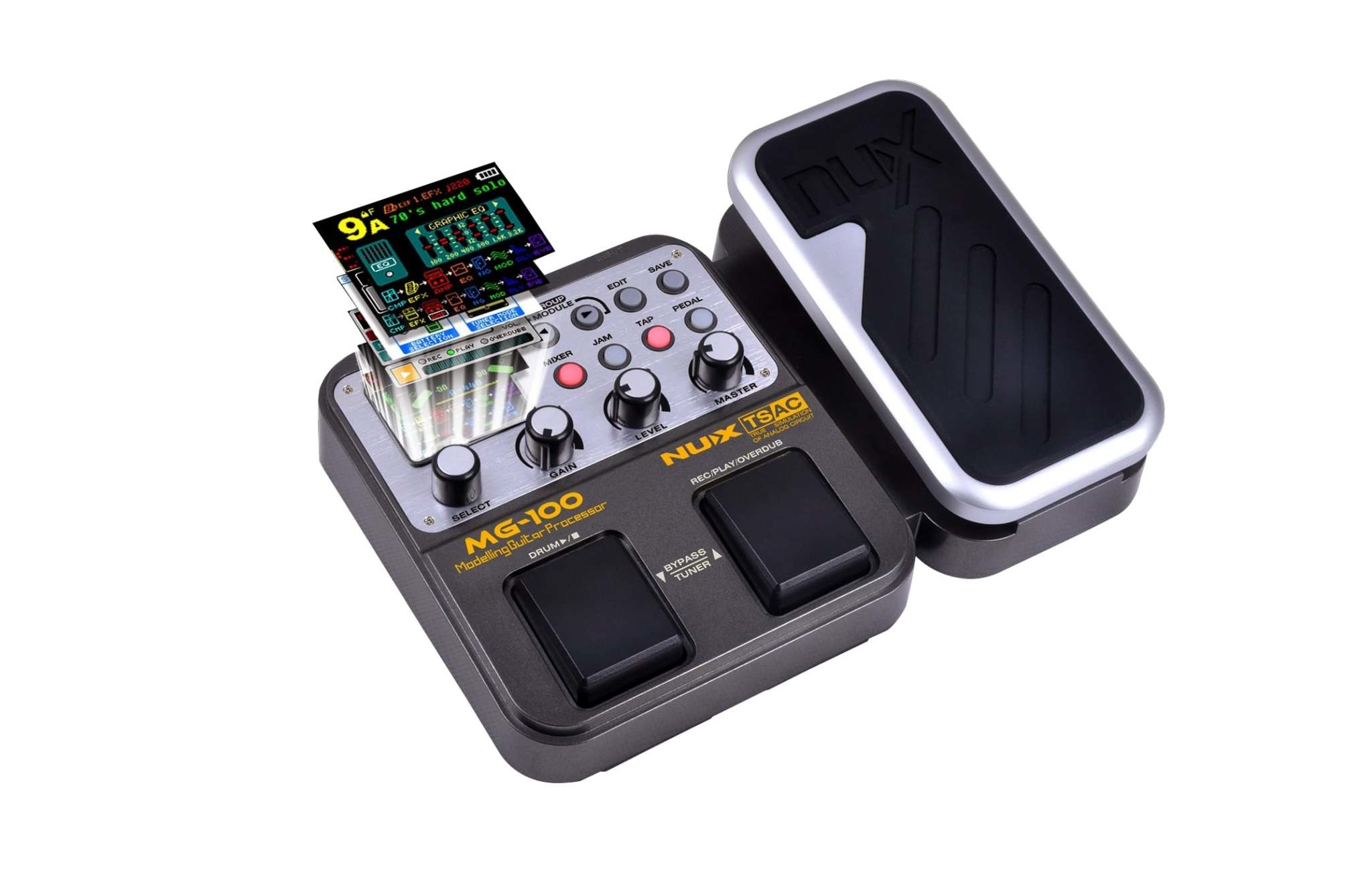 NUX Electric Guitar Multi-Effects Pedal Processor - Sight & Sound Fort ...
