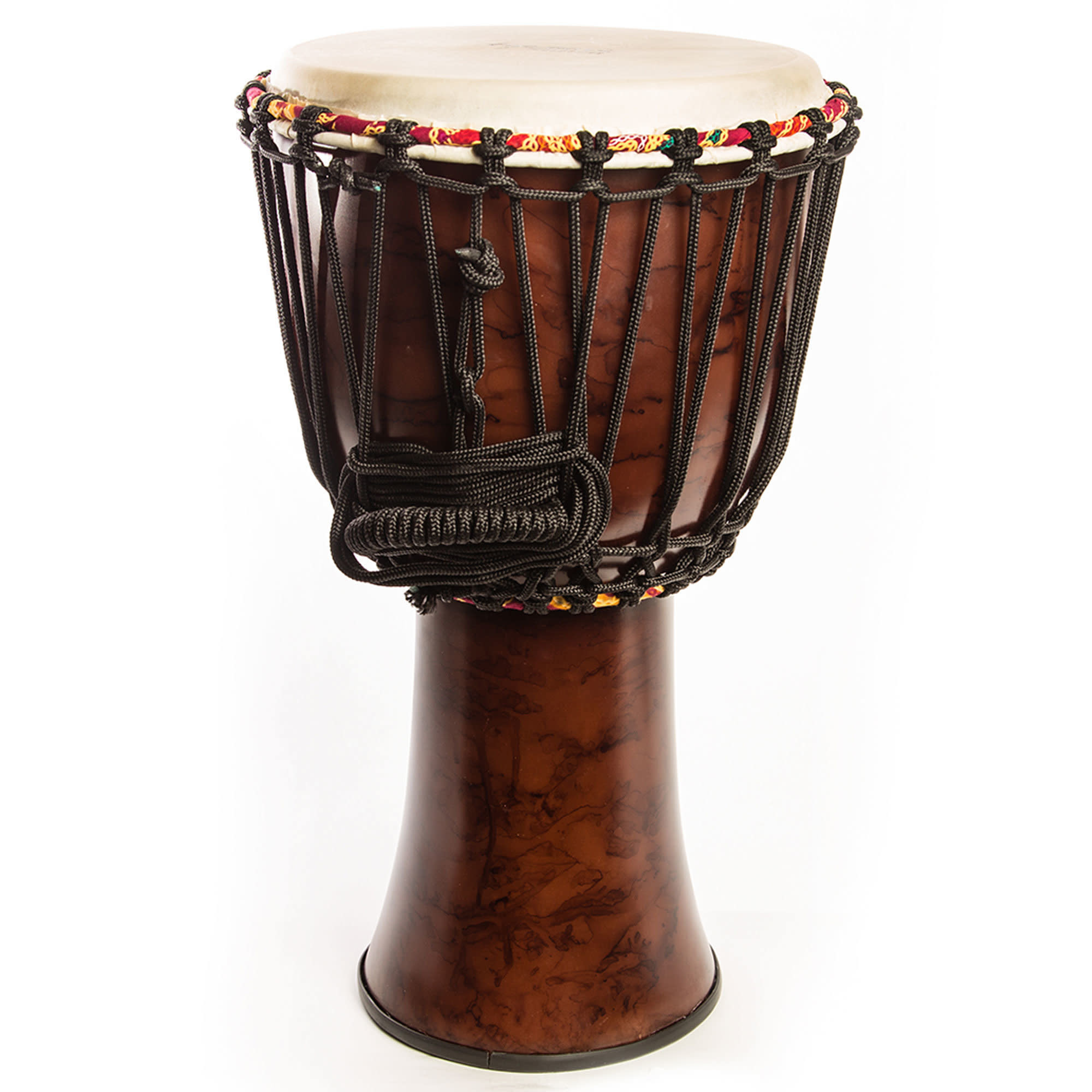 Tycoon 10" Djembe African Fibreglass-Dbrown - Sight & Sound Fort Frances