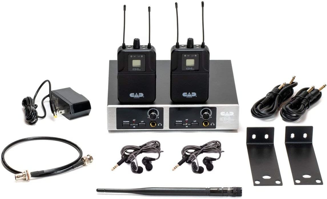 CAD Dual Wireless In Ear Monitor System (IEM) - Sight & Sound Fort Frances