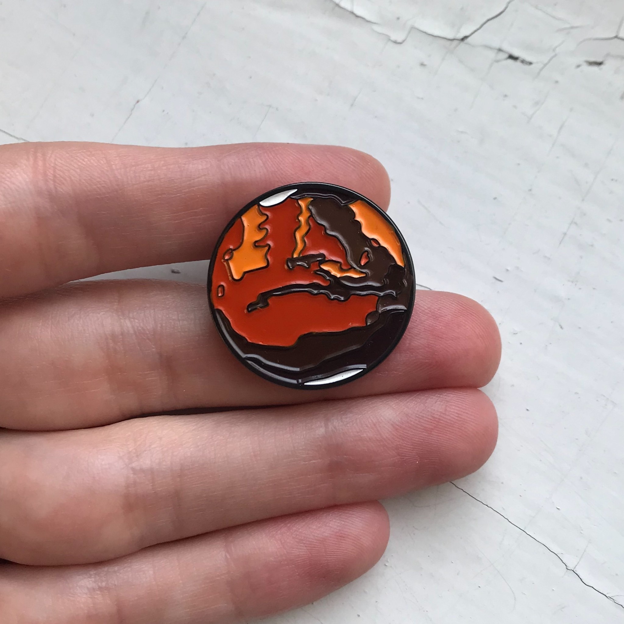 Mars Enamel Pin - Ingenium Boutique