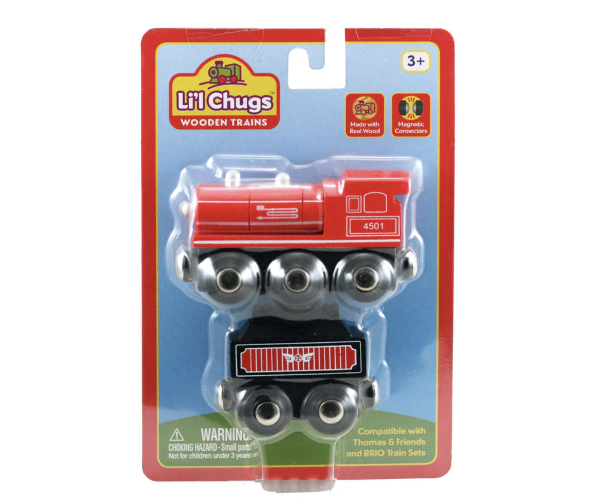 Li'l Chugs Steam Locomotive & Coal Tender - Ingenium Boutique