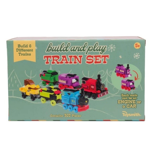 6pc Building Blocks Train Set - Ingenium Boutique
