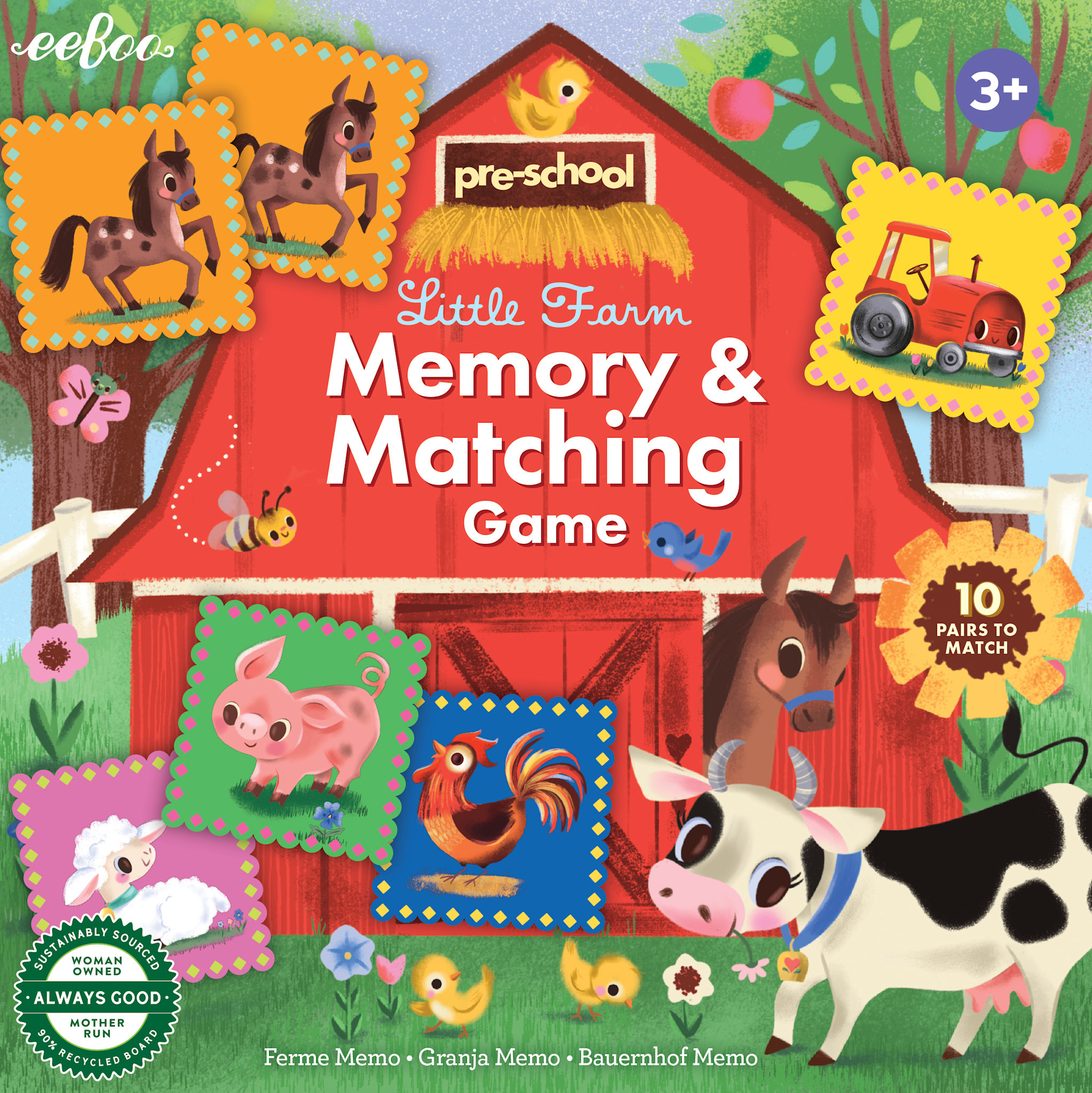 Pre-School Little Farm Matching Game - Ingenium Boutique