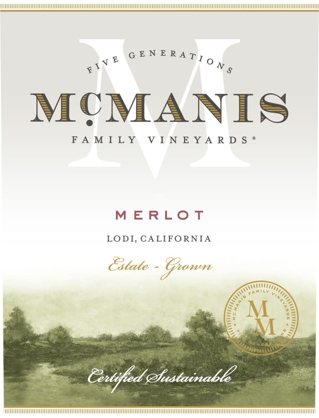 McManis Family Vineyards Merlot (2020) - Vintage Wine Cellars