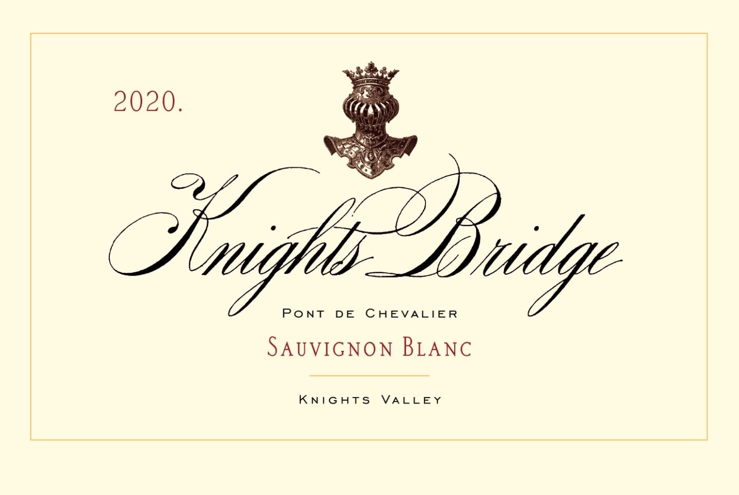 Knights Bridge Sauvignon Blanc Pont De Chevalier (2020) - Vintage Wine ...