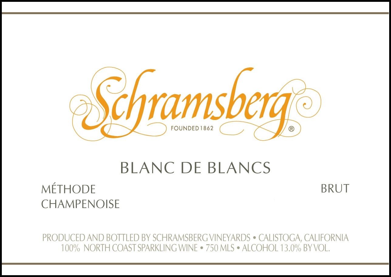 Schramsberg Brut Blanc de Blancs Sparkling 2021 | 750ml - Vintage Wine Cellars