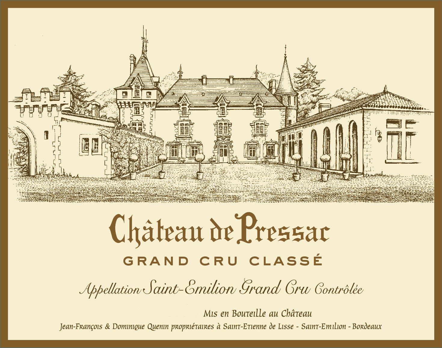 Chateau de Pressac Saint-Emilion Grand Cru Classe (2019) - Vintage Wine ...