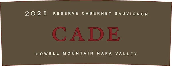 Cade Estate Winery Cabernet Sauvignon Howell Mountain Reserve 2021 ...