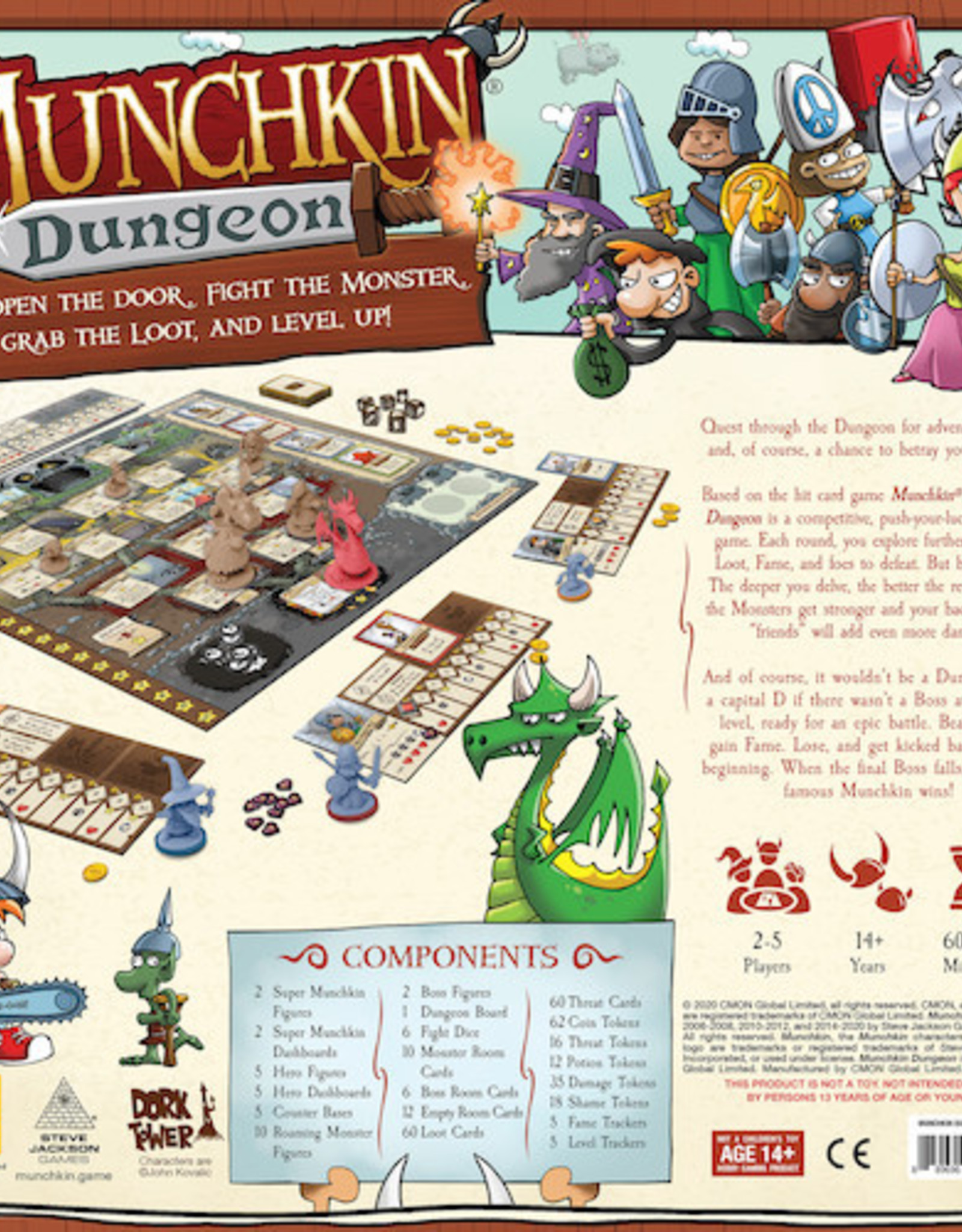 Munchkin Dungeon - 3 Gear Studios