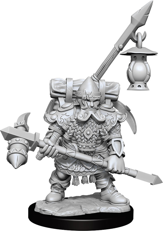 Dungeons & Dragons Frameworks: W01 Dwarf Fighter Male - 3 Gear Studios