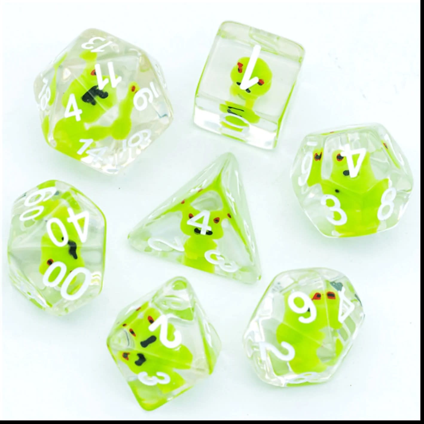 Frog RPG Dice Set - 3 Gear Studios