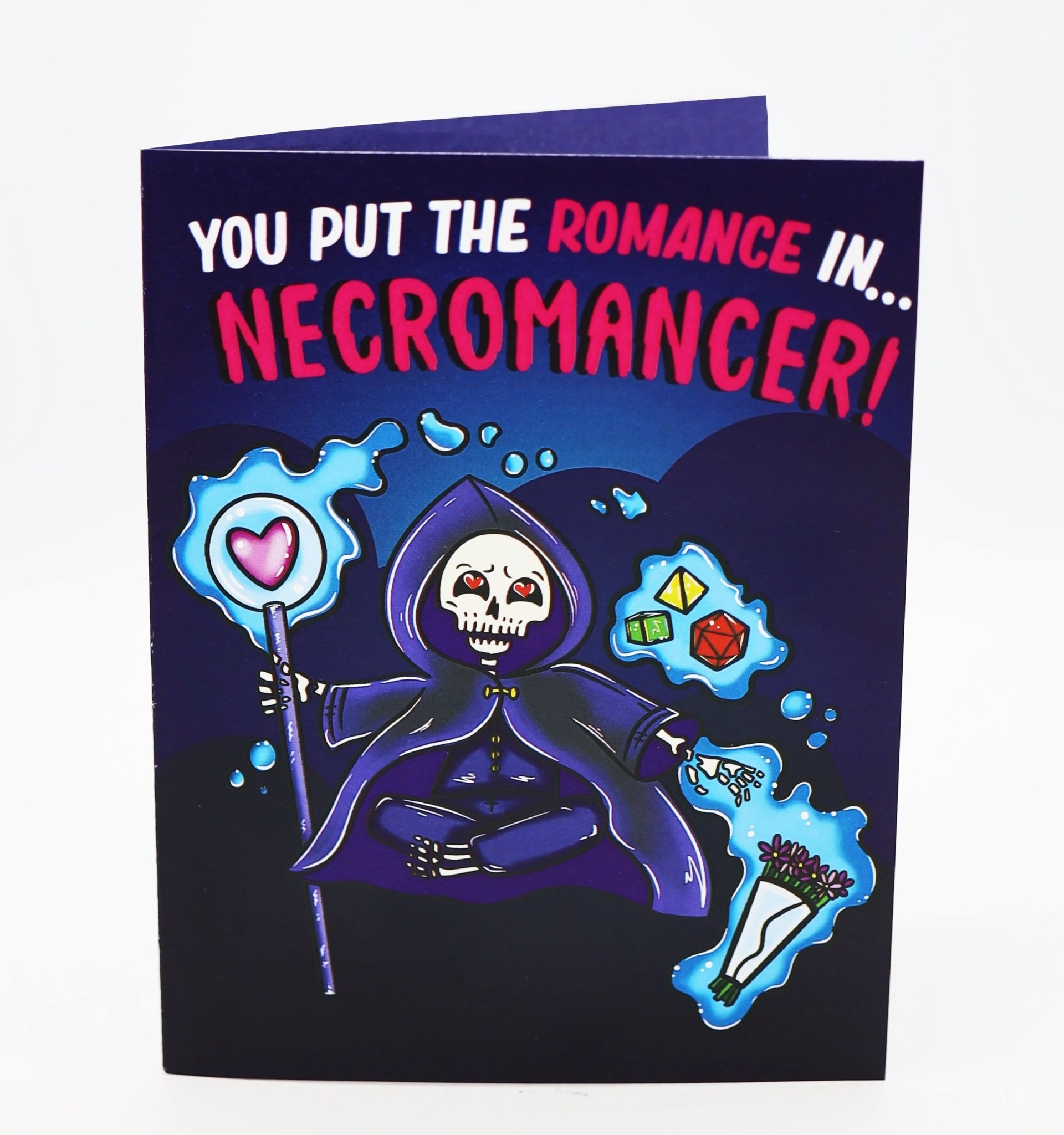 Valentines Day Card - Necromancer Romance - 3 Gear Studios