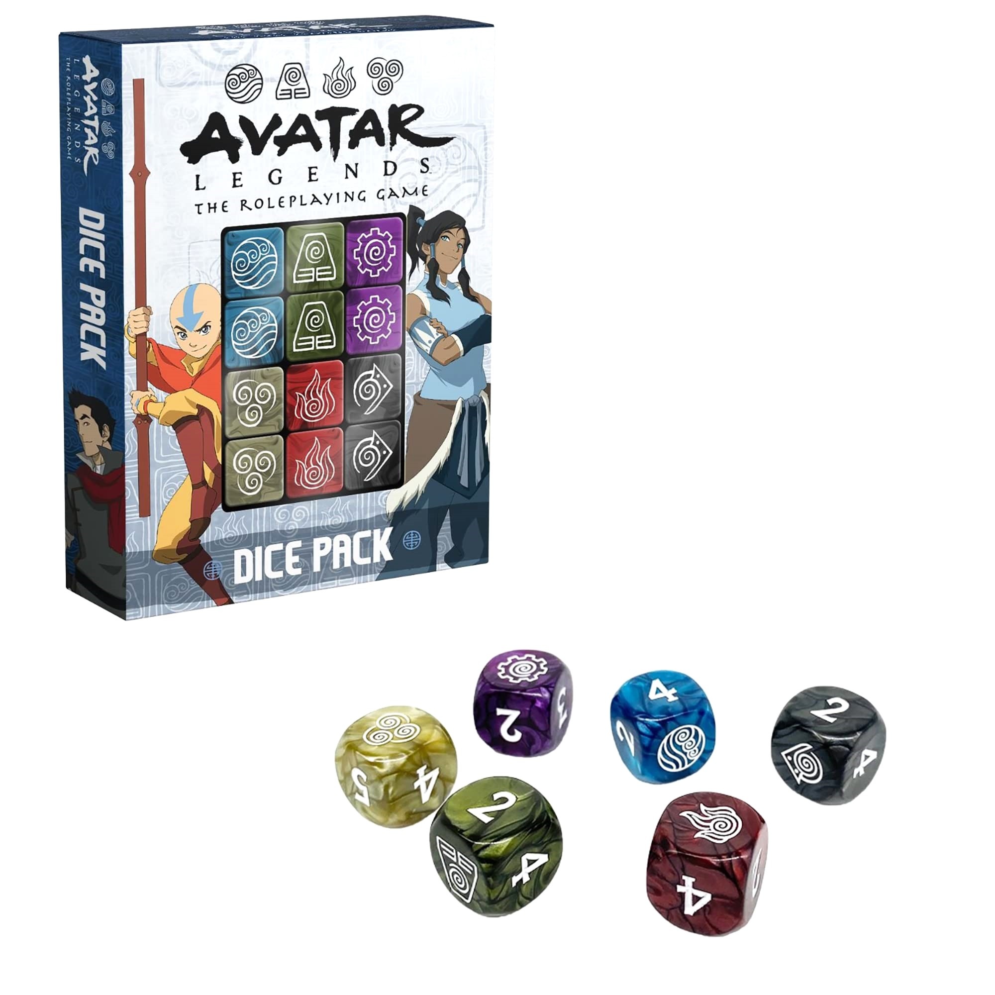 Avatar Legends RPG: Dice Pack - 3 Gear Studios
