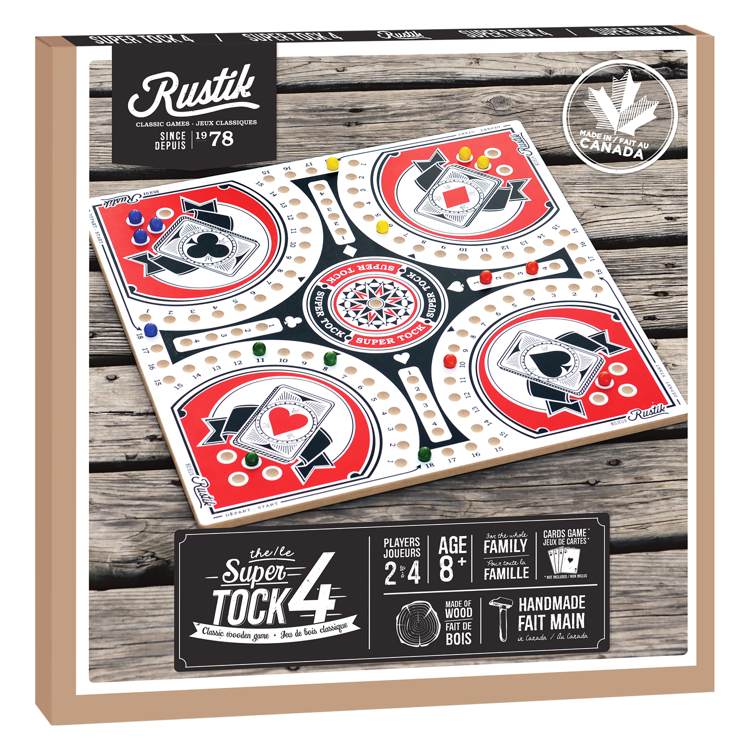 Super Tock Game 4 Player - Owls Hollow