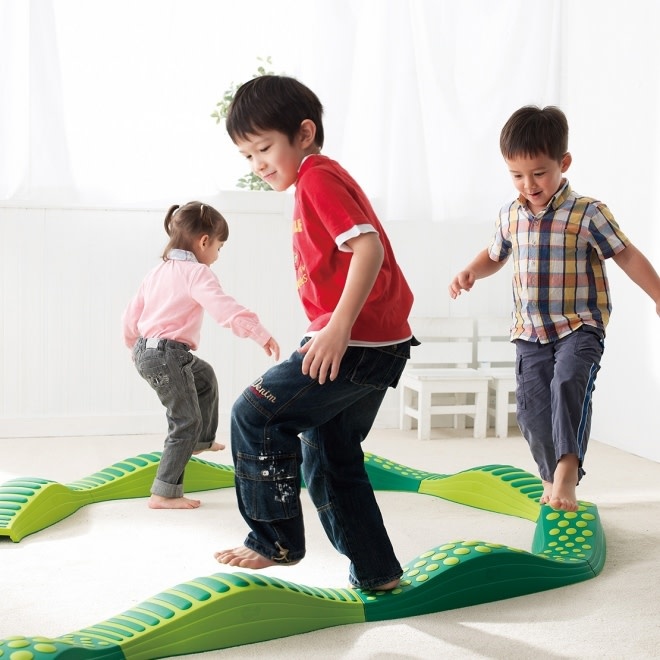 Tactile Wavy Path (green) | Owls Hollow Toys & Games