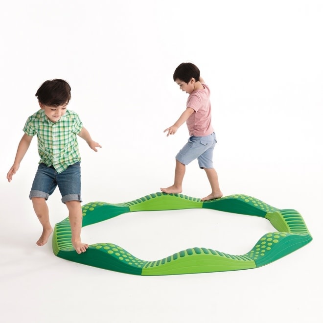 Tactile Wavy Path (green) | Owls Hollow Toys & Games