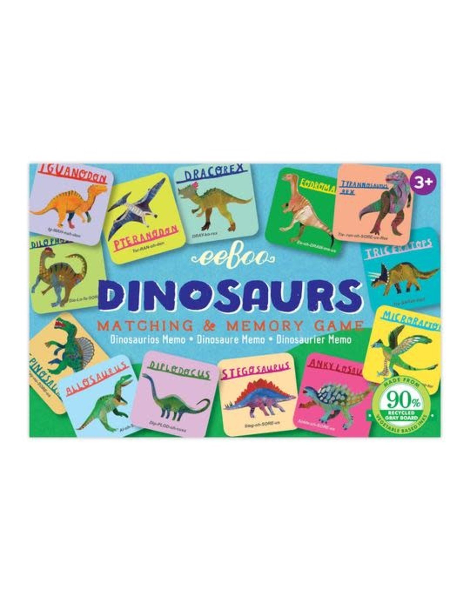 Dinosaurs Memory and Matching Game - Owls Hollow