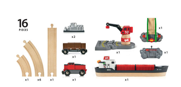 BRIO Cargo Harbour Set | Owls Hollow Toys & Games