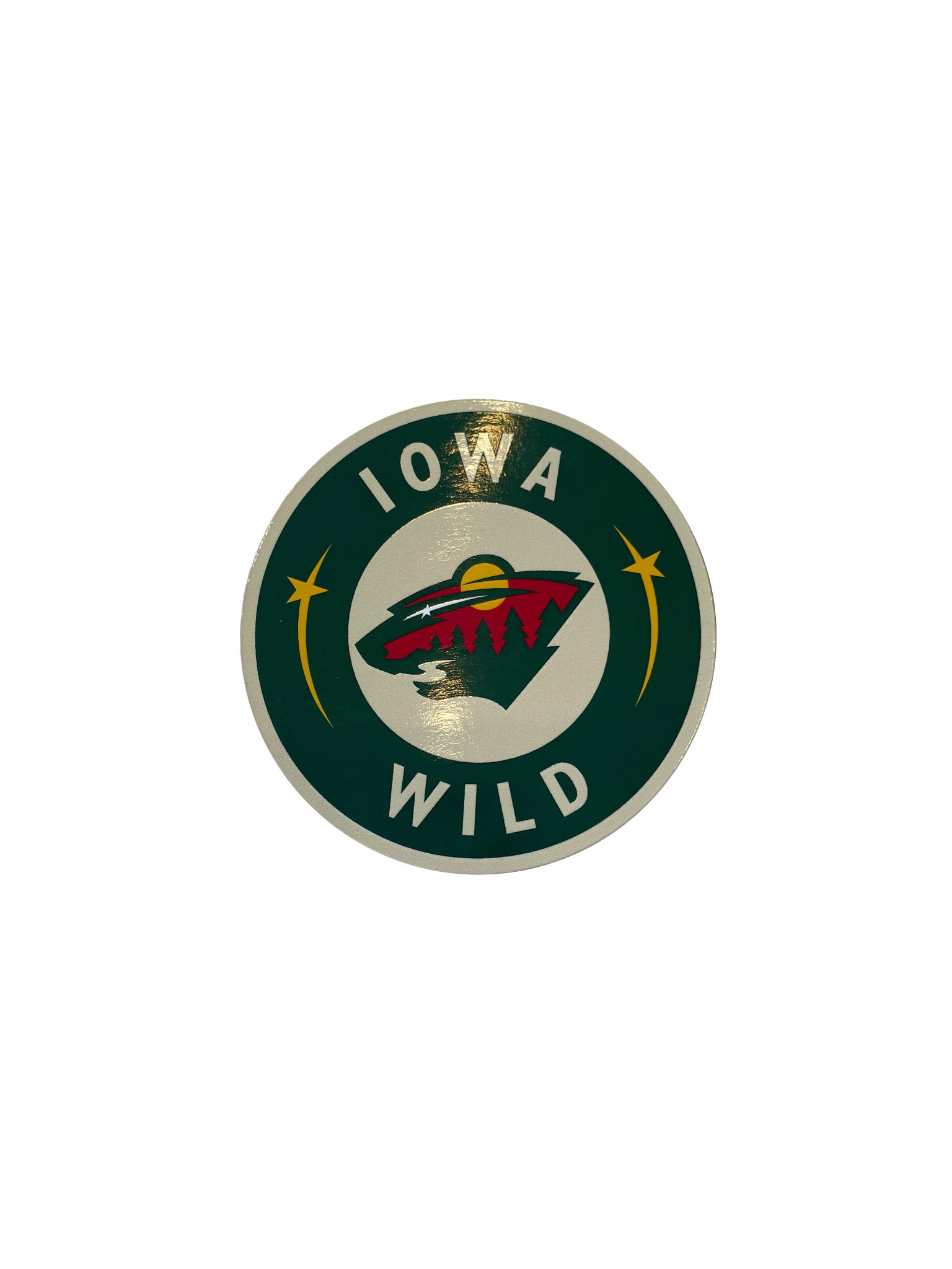 Circle Logo Magnet - Iowa Wild Hockey Club