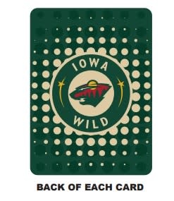 Playing Cards - Iowa Wild Hockey Club