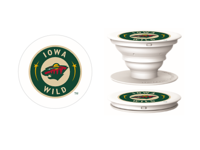 WILD PopSocket, PopGrip Secondary Logo - Iowa Wild Hockey Club