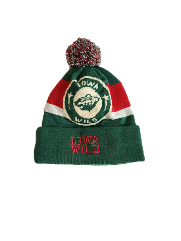 CCM Vintage Pom Knit - Iowa Wild Hockey Club