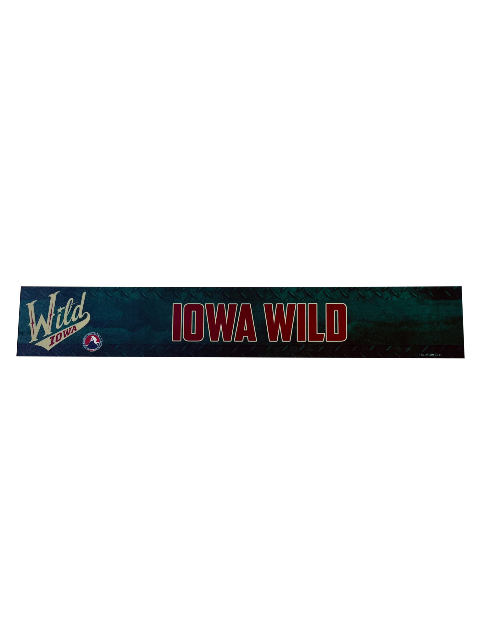 2022-23 Blank Nameplate Iowa Wild - Iowa Wild Hockey Club 2022-23 Blank Nameplate Iowa Wild - Iowa Wild Hockey Club