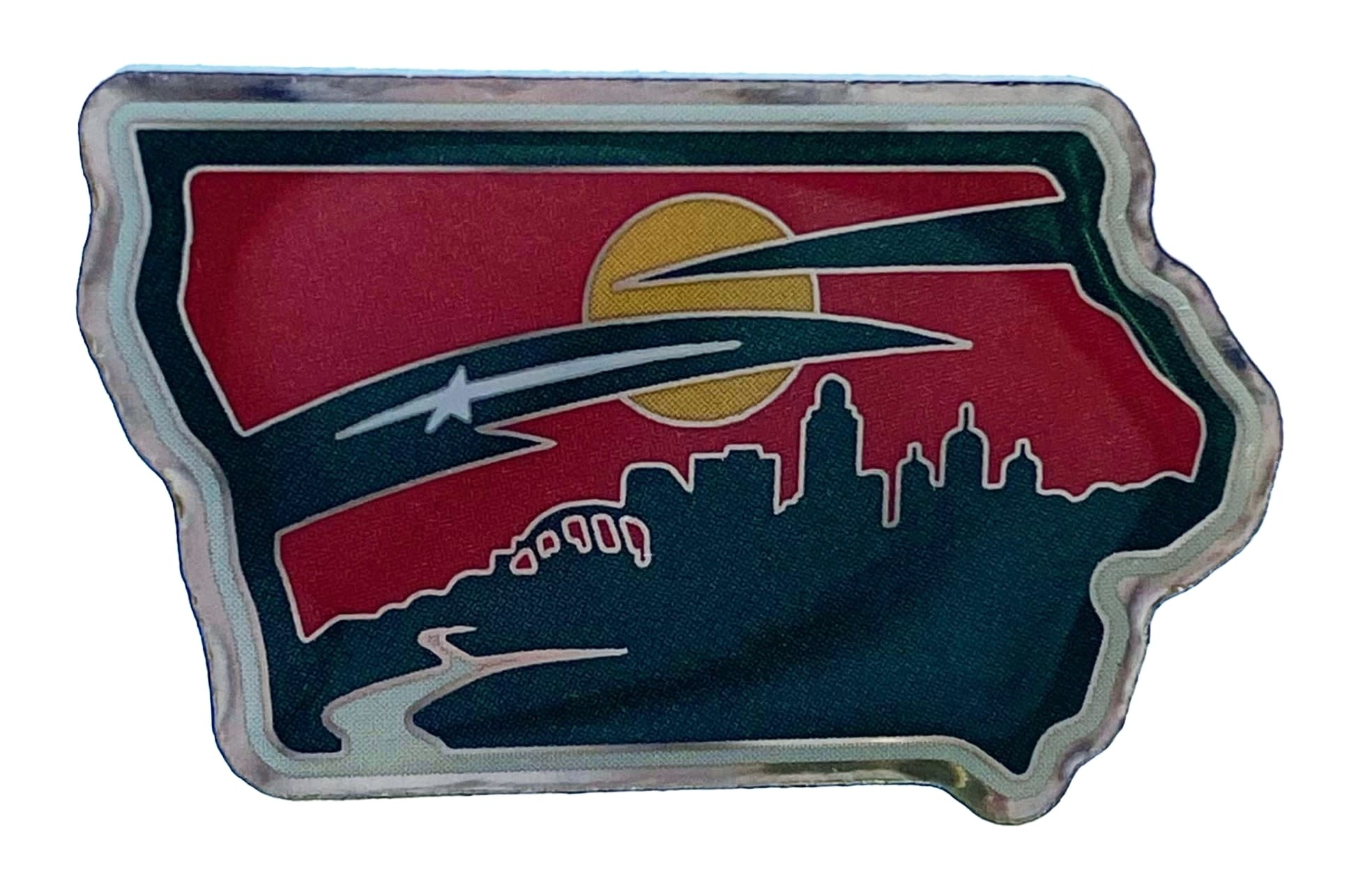 Iowa Crest Lapel Pin - Iowa Wild Hockey Club