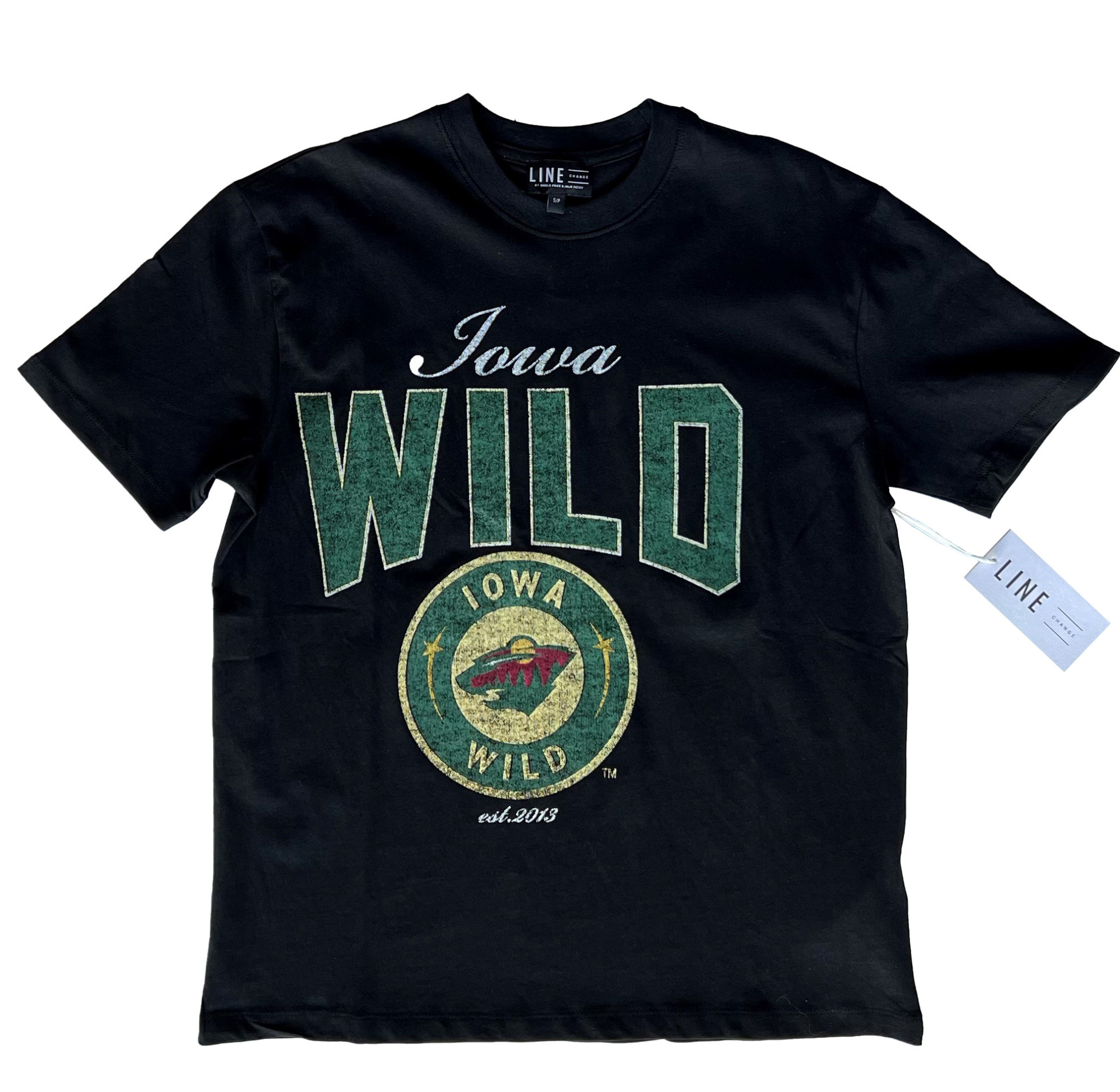 Line Change Adult Game Day Oversized Tee - Iowa Wild Hockey Club