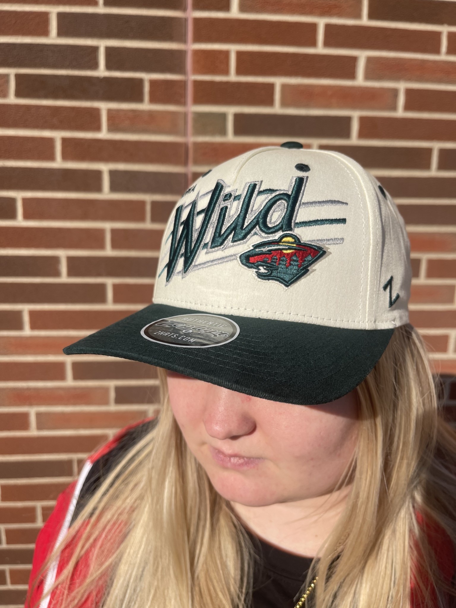 Zephyr Embroidered Iowa Wild Semi-Curve Adjustable Hat - Iowa Wild ...