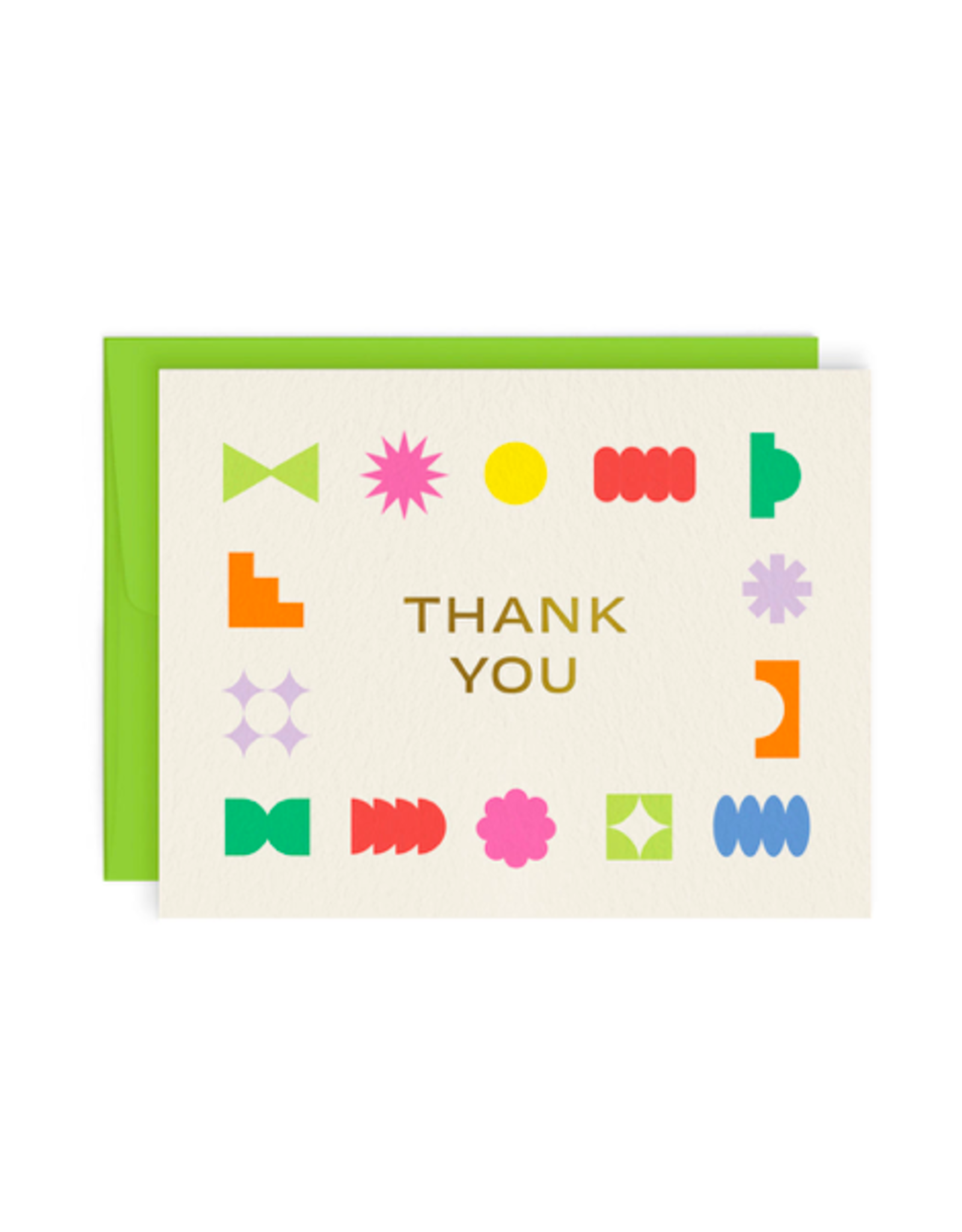 PPE - Card / Thank You, Geometric - The Independent Mercantile Co.