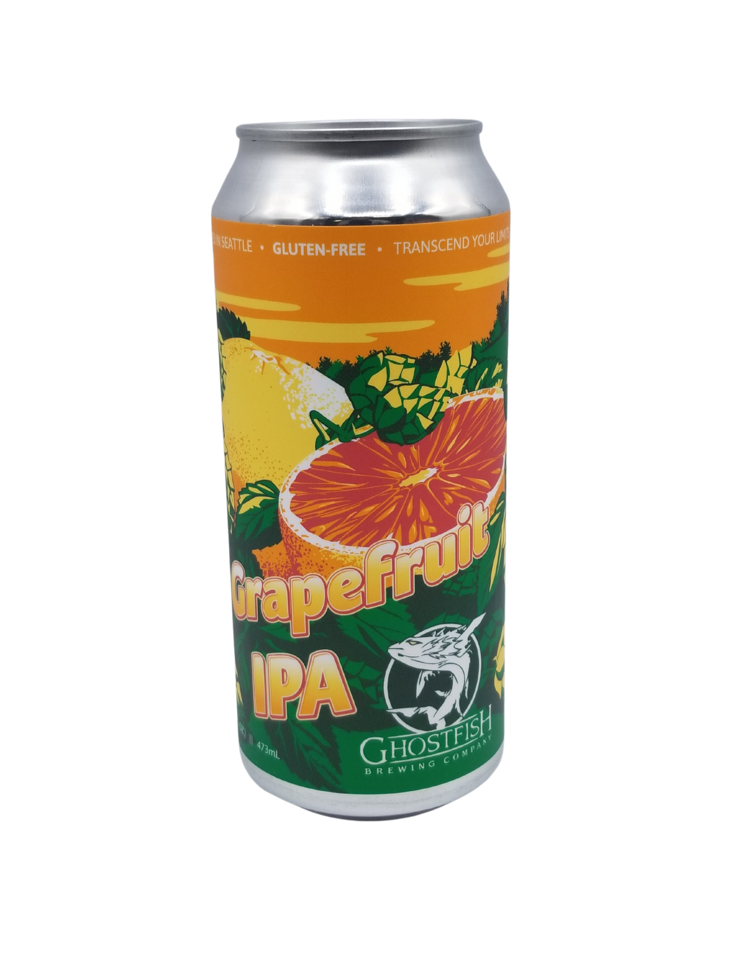 Ghostfish Gluten-Free Grapefruit IPA 473ml - The Alberta Beer Exchange