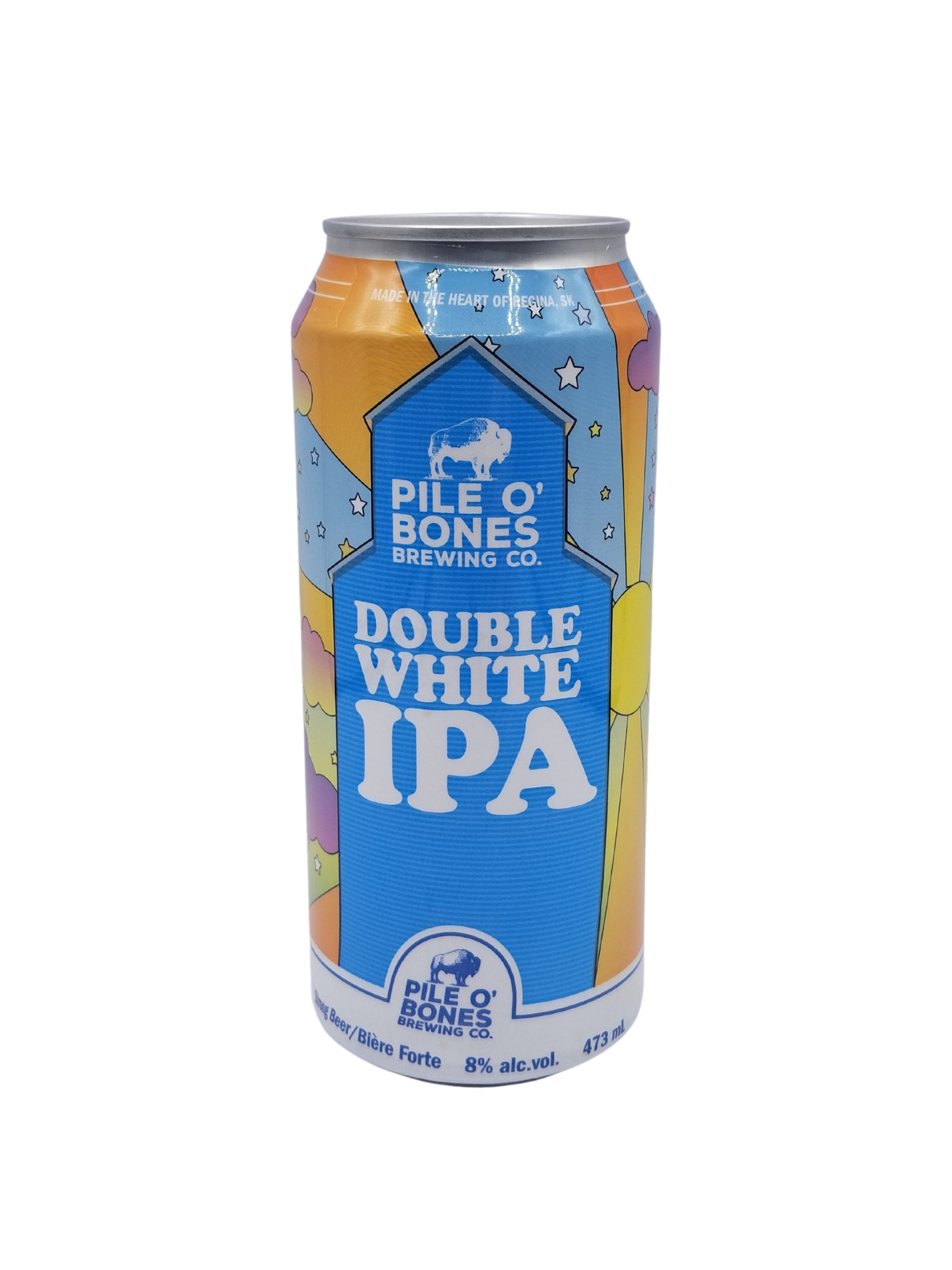 Pile O' Bones Brewing Double White IPA 473ml - The Alberta Beer Exchange