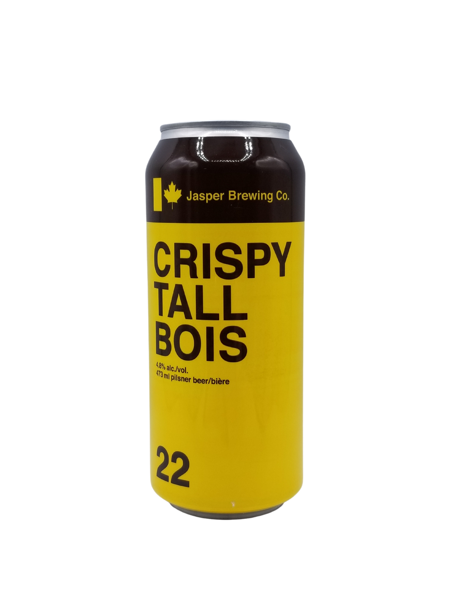 Jasper Brewing Crispy Tall Bois Pils 473ml - The Alberta Beer Exchange