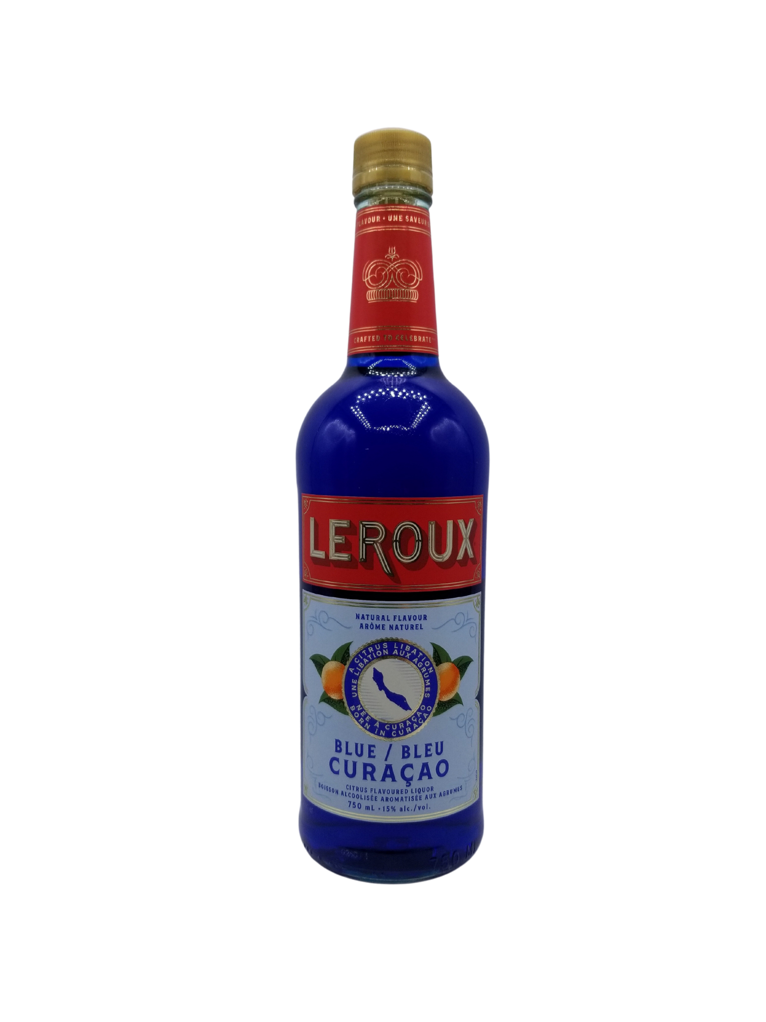 Leroux Blue Curacao 750ml - The Alberta Beer Exchange