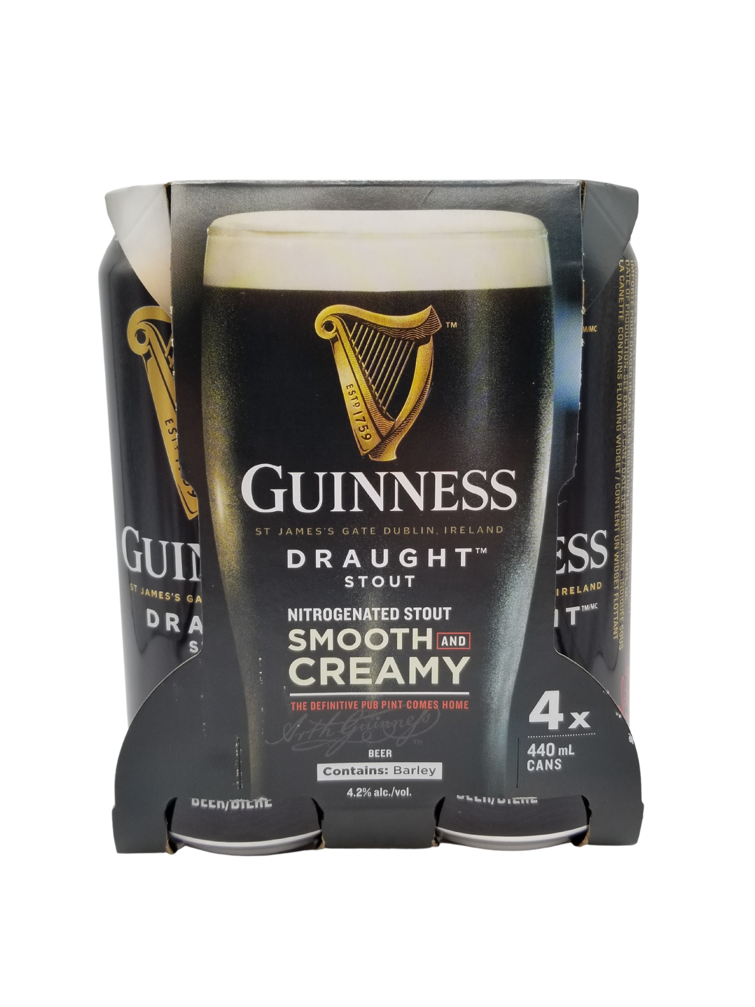 Guiness Guinness Nitro Draught 4-Pack - The Alberta Beer Exchange