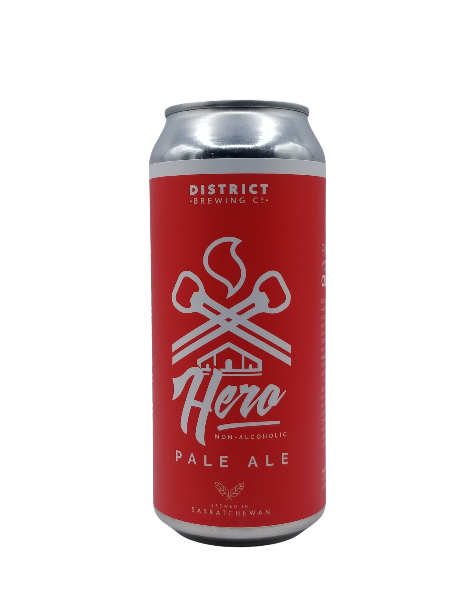 District Brewing Hero Non Alc Pale Ale 473ml - The Alberta Beer Exchange