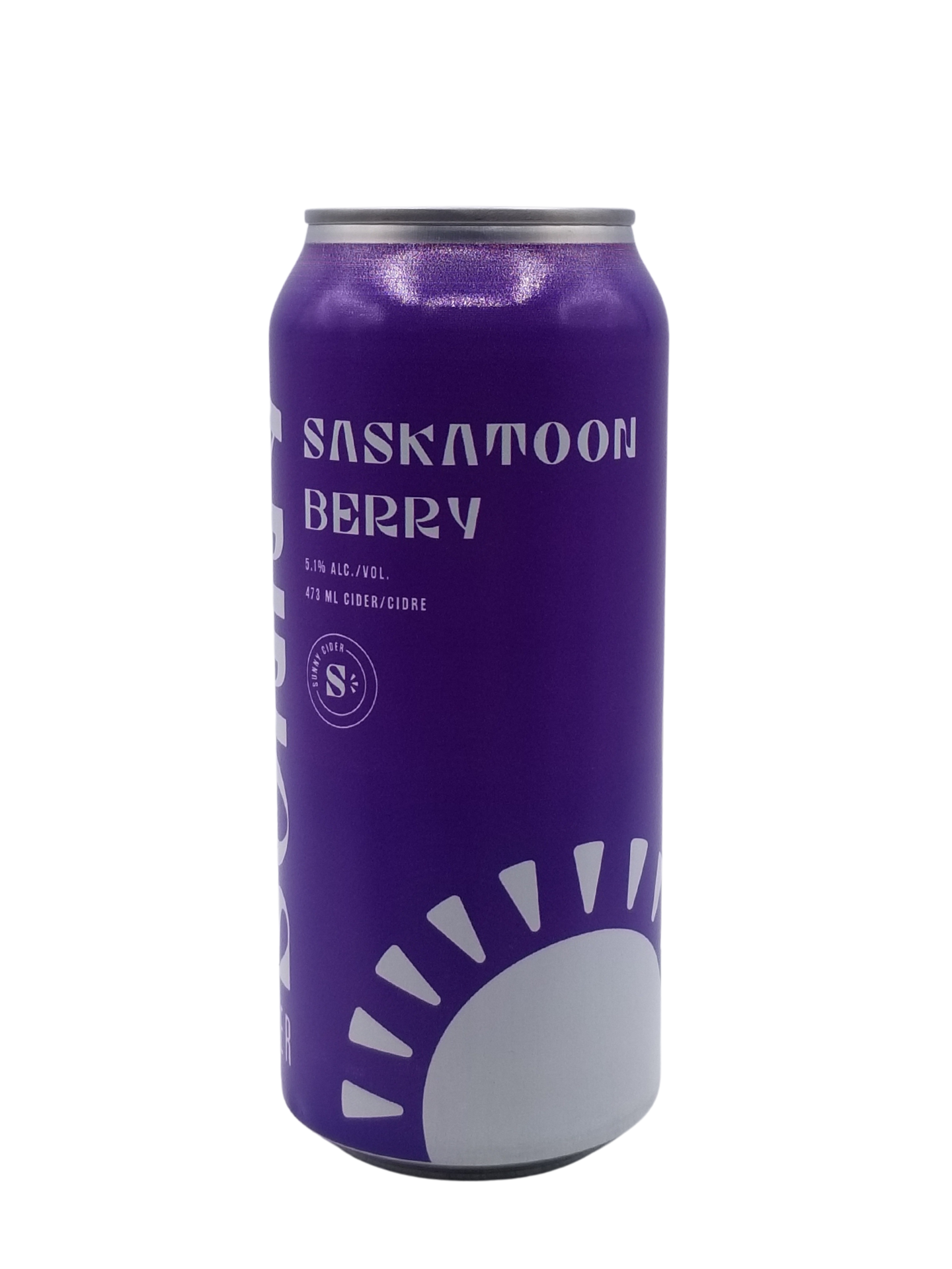 SunnyCider Saskatoon Apple Cider 473ml - The Alberta Beer Exchange