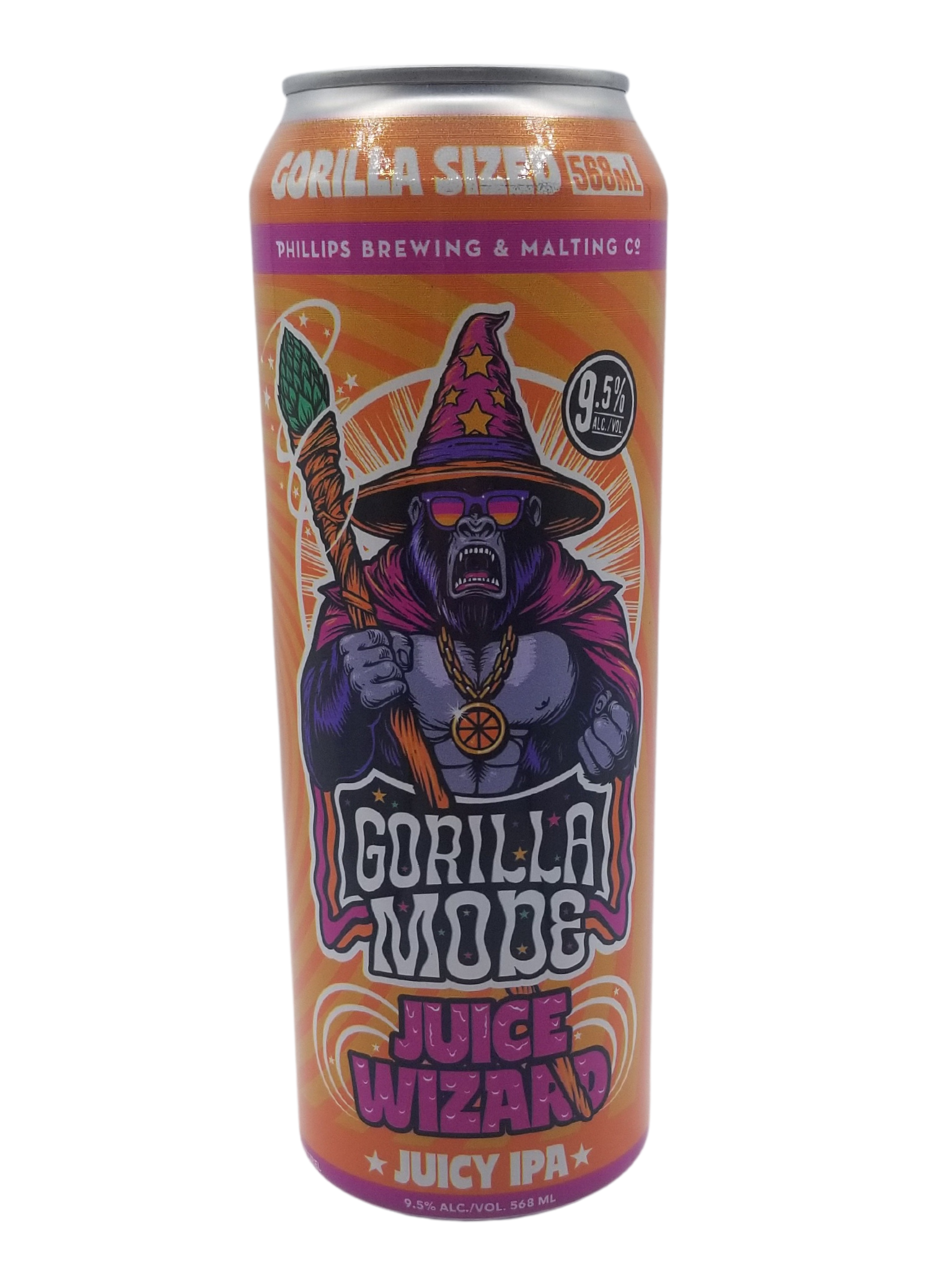 Phillips Brewing Gorilla Mode Juice Wizard IPA 568ml - The Alberta Beer ...