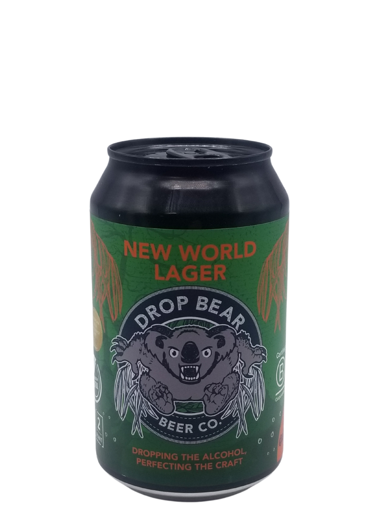 Drop Bear Beer Co. Non-Alcoholic New World Lager 330ml - The Alberta ...