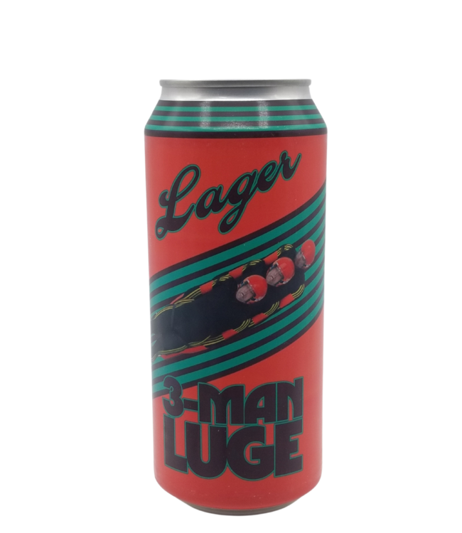 Refined Fool Brewing Co. 3-Man Luge Lager 473ml - The Alberta Beer Exchange