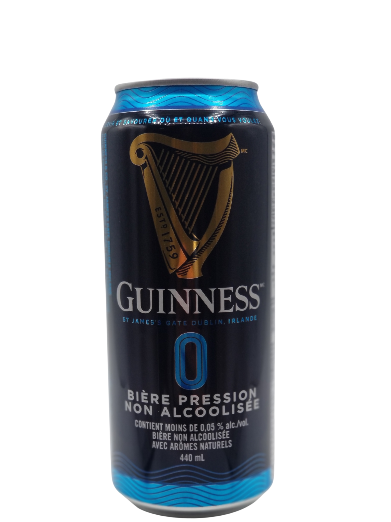 Guinness Zero Non-Alcoholic 473ml - The Alberta Beer Exchange
